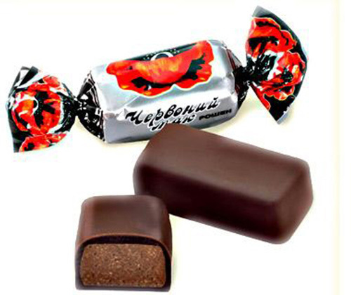 Roshen Candies Red Poppy Loose 250g - Roshen, Ukraine