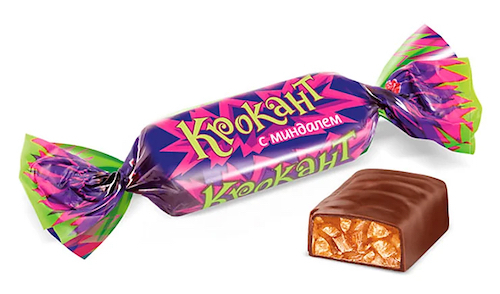 KDV Candies Krokant Almond Grilyazh Loose 250g - KDV, Russia