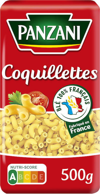 Panzani Coquillettes Pasta 500g - Panzani, France