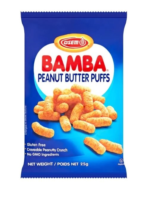 Osem Bamba Peanut Butter Puffs 25g - Osem, Israel